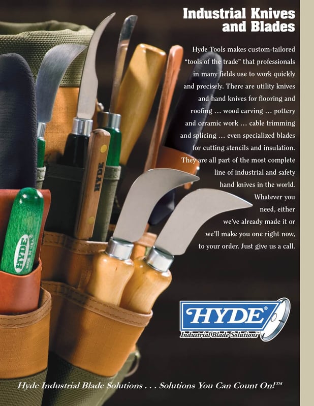 Hand Knives | Hyde Industrial Blade Solutions